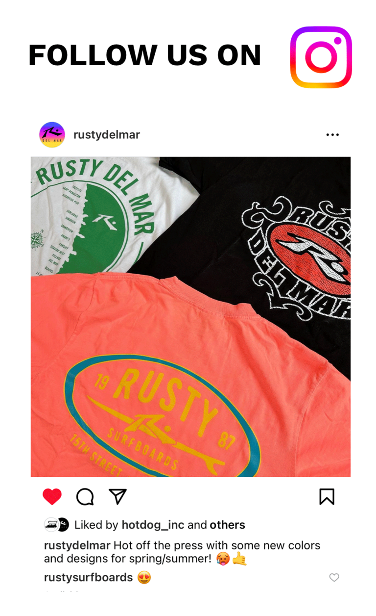 Rusty Del Mar Surf Shop